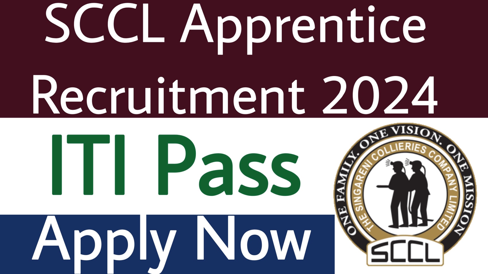 SCCL Apprentice Recruitment 2024 - ITI Education